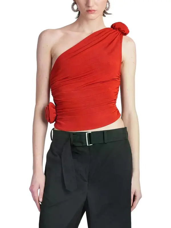 Magda Butrym One-shoulder Top - Red