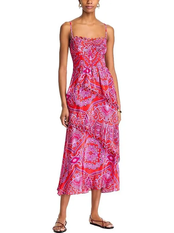 Farm Rio Paisley Scarf Maxi Dress - Paisley Sc