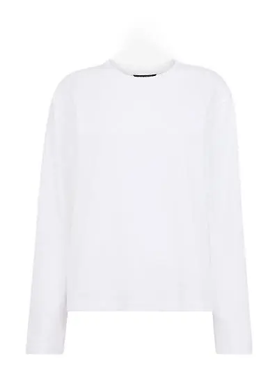 Whistles Relaxed-fit Long-sleeve T-shirt - White