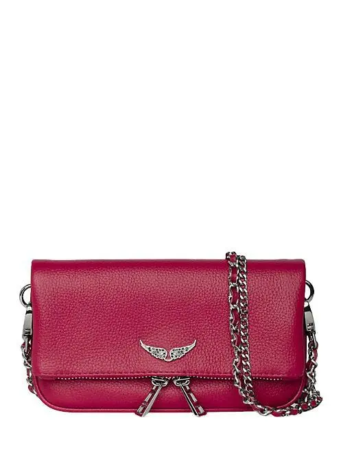 Zadig&Voltaire Rock Nano Leather Clutch Bag - Podium