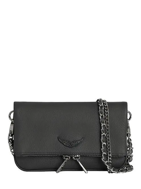 Zadig&Voltaire Rock Nano Leather Clutch Bag - Road
