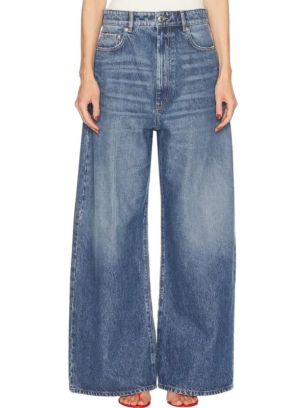 Sportmax Angri Wide Leg Jeans - Navy