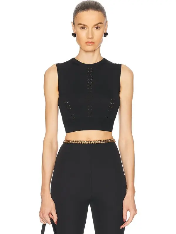 Dolce & Gabbana Cropped Top - Black