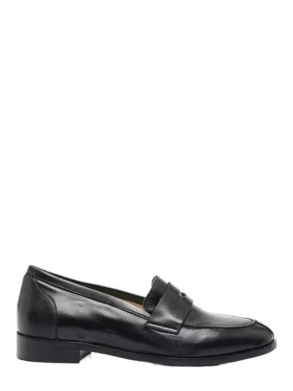 P.a.r.o.s.h Leather Loafers - Black