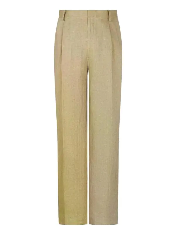 MAN ON THE BOON. On The Boon Wide-leg Linen Trousers - Neutrals