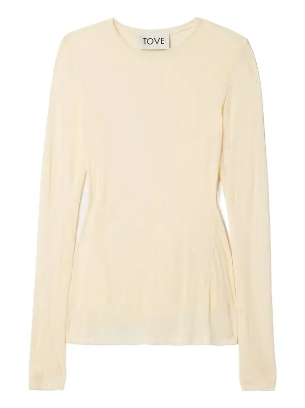 Tove Rosalie Jersey Top - Yellow