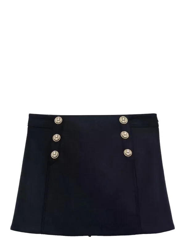 Dorothee Schumacher Wool Mini Skirt - Blue