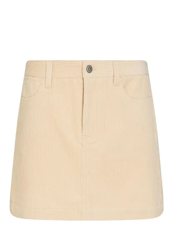 ALEX MILL Camden Cotton-corduroy Mini Skirt - Beige