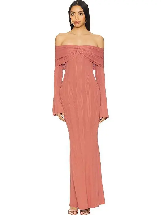 LOVERS AND FRIENDS Danika Maxi Dress - Dusty Rose
