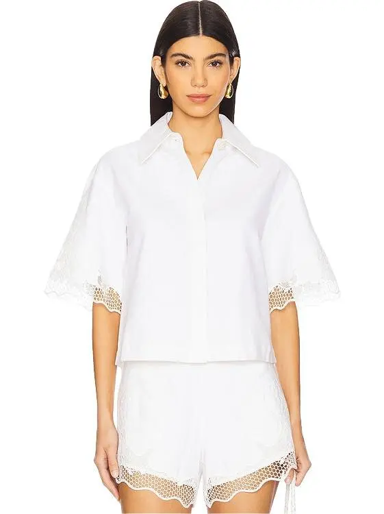 Clea Daphne Boxy Shirt - Off White