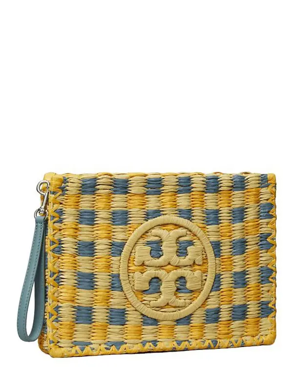 Tory Burch Ella Hand-crocheted Pouch - Deep Turquoise