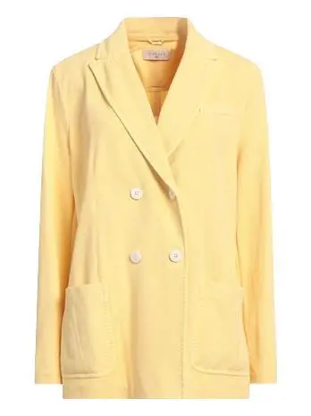 CIRCOLO 1901 Single-breasted Piqué Blazer - Yellow