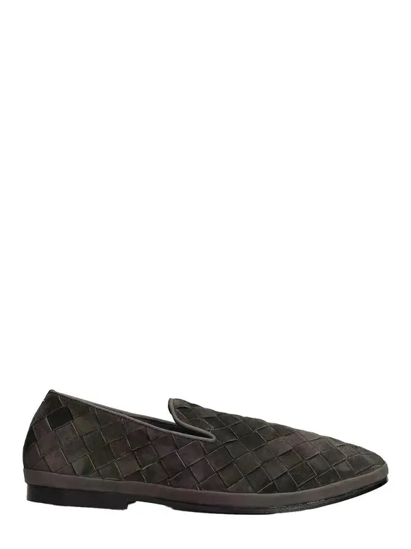 HENDERSON BARACCO Interwoven-design Loafers - Brown