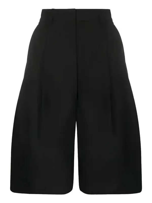THELATEST High-waisted Shorts - Black