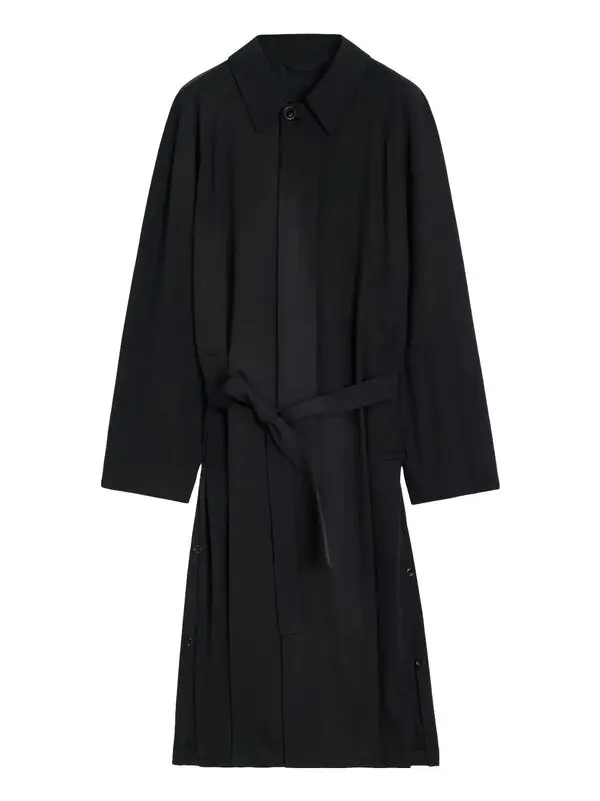 LEMAIRE Belted Coat - Black
