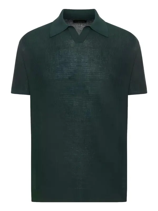 ROBERTO COLLINA Knitted T-shirt - Green