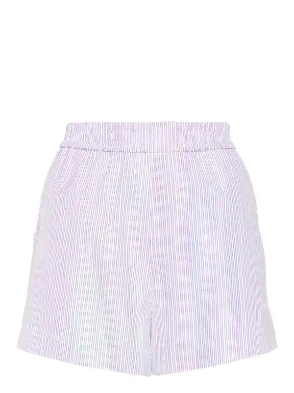 MODES Striped Cotton Shorts - Pink