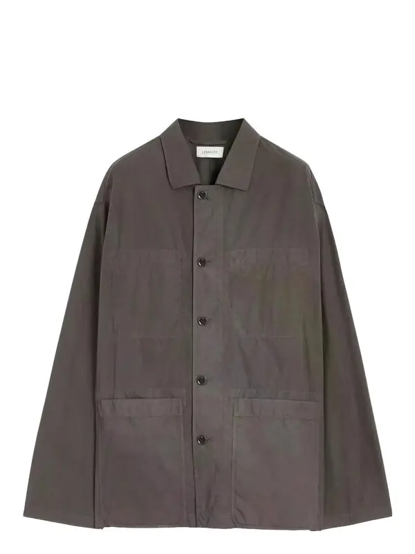 LEMAIRE Workwear Shirt Jacket - Brown