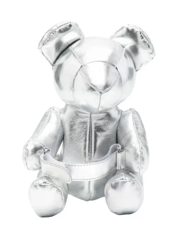 Mihara Yasuhiro Dolls Bear Tote Bag - Silver