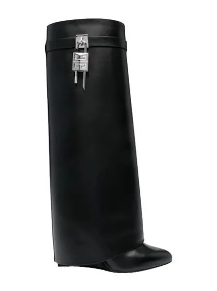 Givenchy Shark Lock Pant Boots - Black