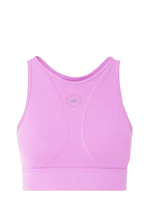 Adidas By Stella McCartney Truestrength Recycled Stretch Sports Bra - Pink