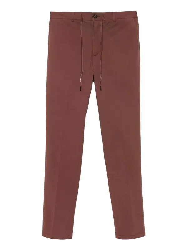 CIRCOLO 1901 Piqué-weave Trousers - Brown