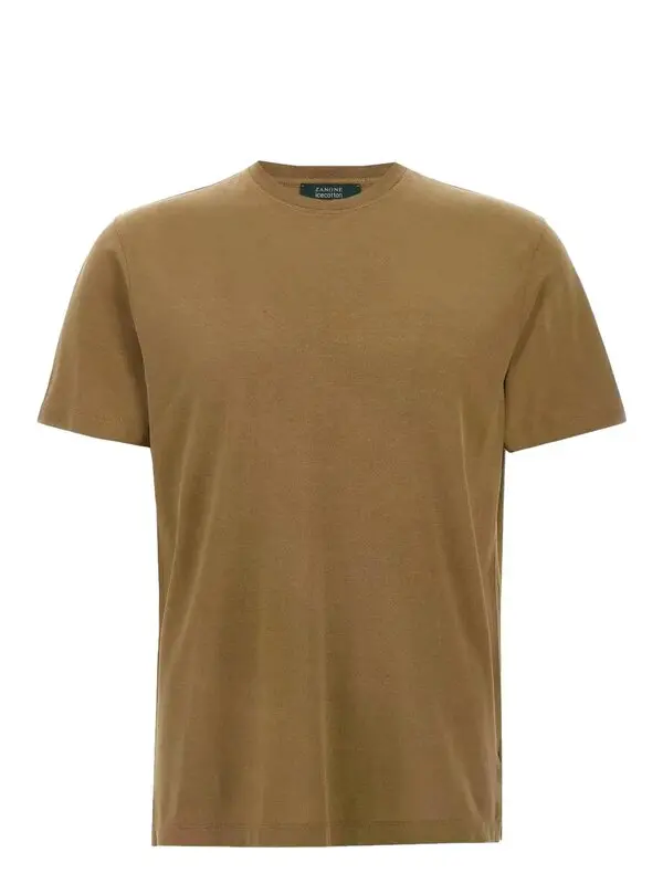ZANONE Cotton T-shirt - Brown