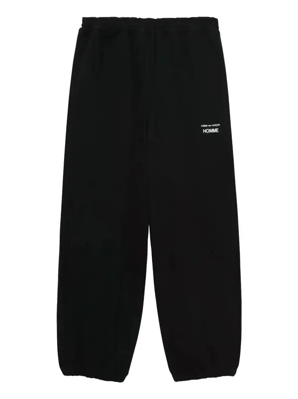 Comme Des Garçons Logo Joggers - Black