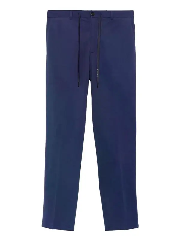 CIRCOLO 1901 Piqué-weave Trousers - Blue