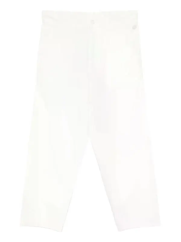 CHOCOOLATE Wide-leg Utility Trousers - Neutrals