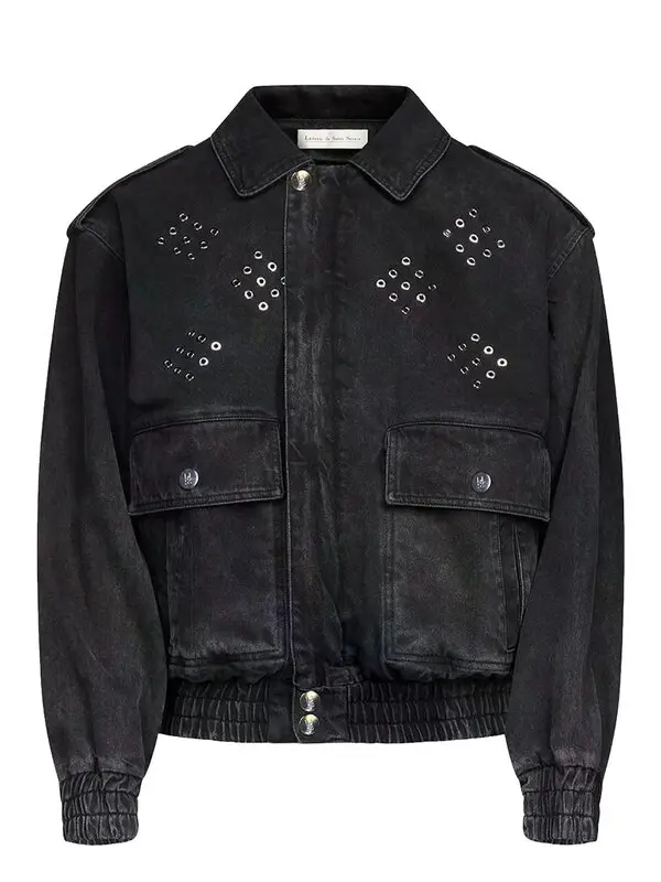 LUDOVIC DE SAINT SERNIN Robert Bomber Jacket - Black