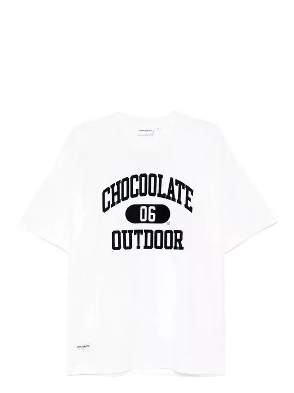 CHOCOOLATE Logo-print T-shirt - White