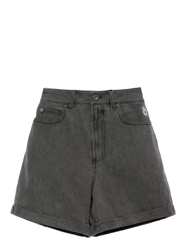 CHOCOOLATE Cotton Shorts - Grey
