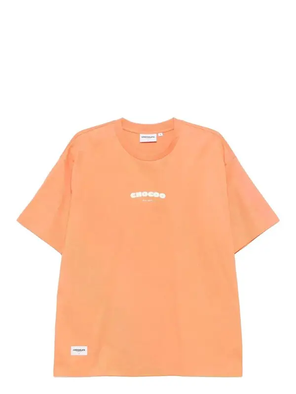 CHOCOOLATE Logo-print T-shirt - Orange