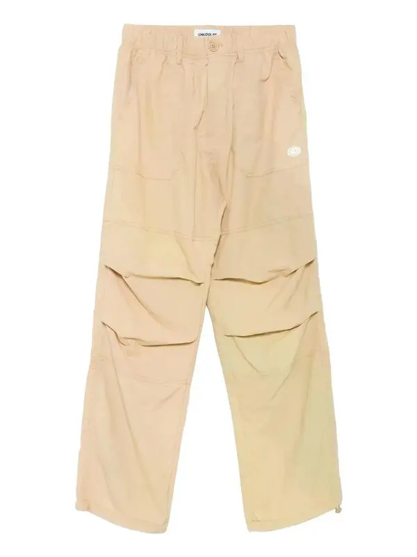 CHOCOOLATE Knee Tuck Trousers - Neutrals