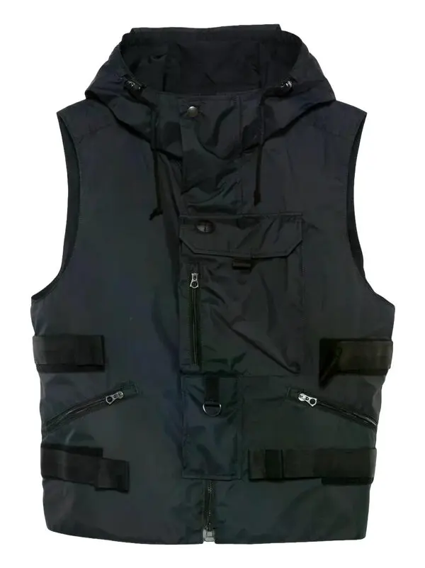 Junya Watanabe X C.p. Company Detachable-panel Gilet - Black