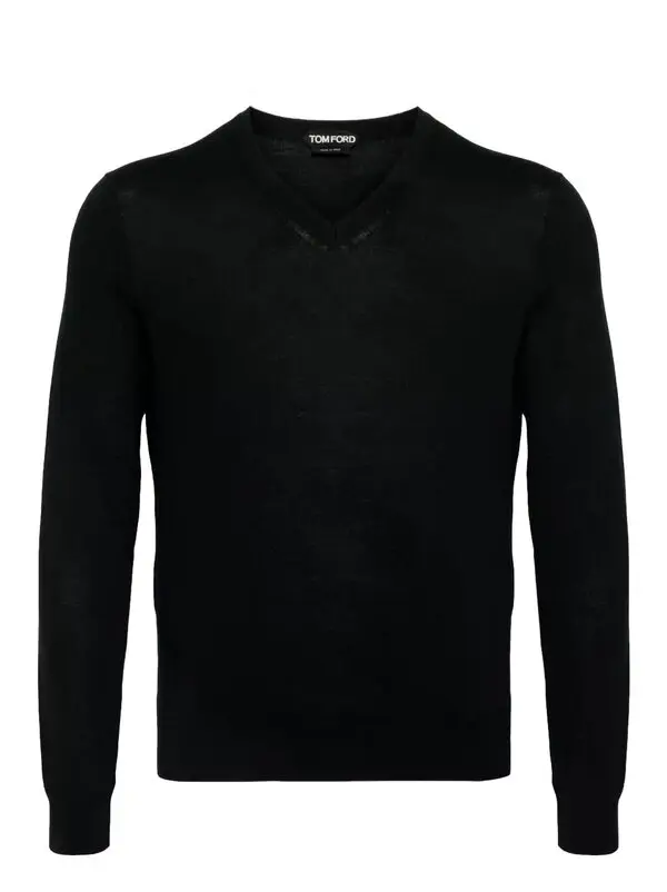 TOM FORD Wool Top - Black