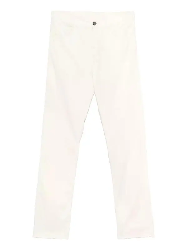 Canali Straight-leg Trousers - Yellow