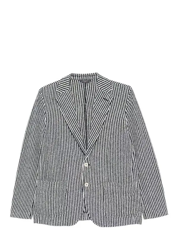 CIRCOLO 1901 Striped Blazer - Blue