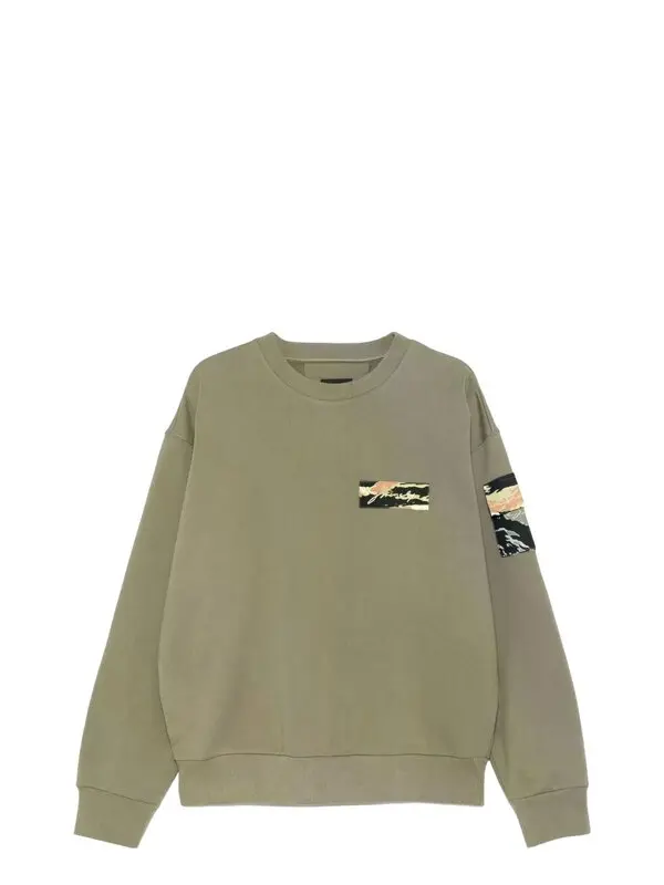 Givenchy Camo-patches Sweatshirt - Green