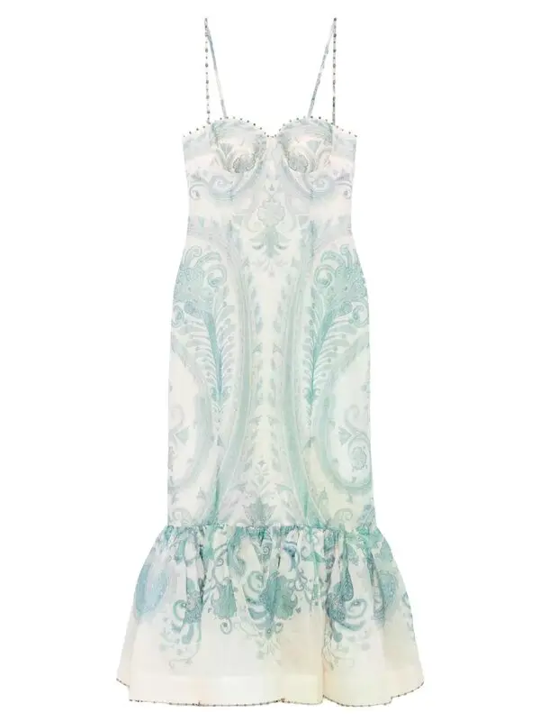 Zimmermann Illuminate Maxi Dress - Blue