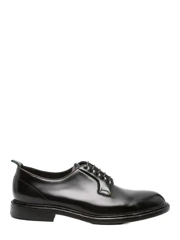 GREEN GEORGE Leather Derby Shoes - Brown