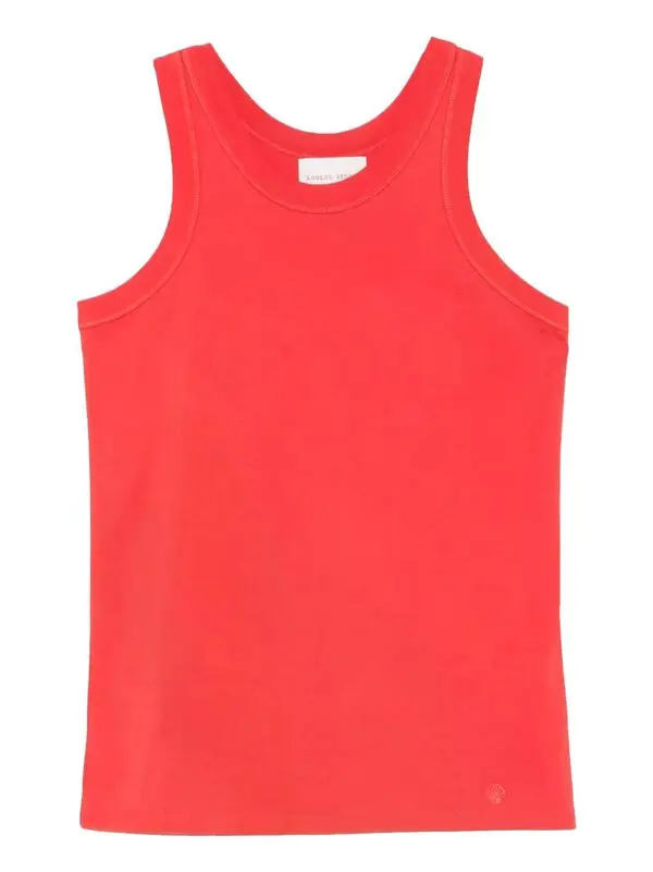 Loulou De Saison Cotton Tank Top - Red