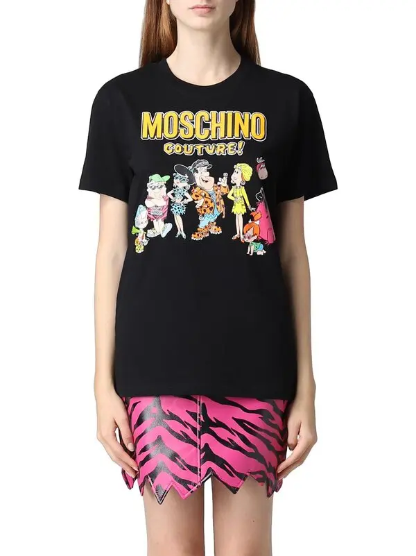Moschino X The Flintstones T-shirt - Black