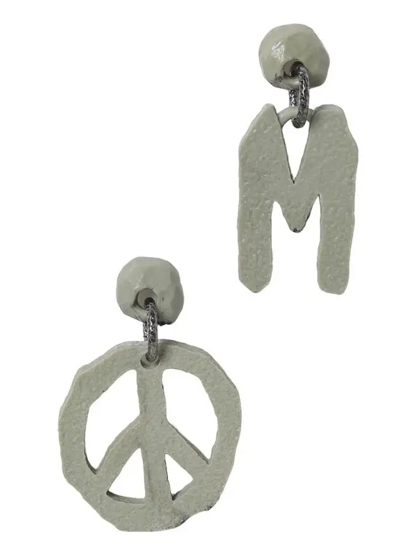 Moschino Jewel Earrings - Grey