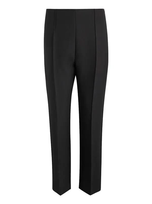 Roland Mouret Pintuck Tapered Trousers - Black