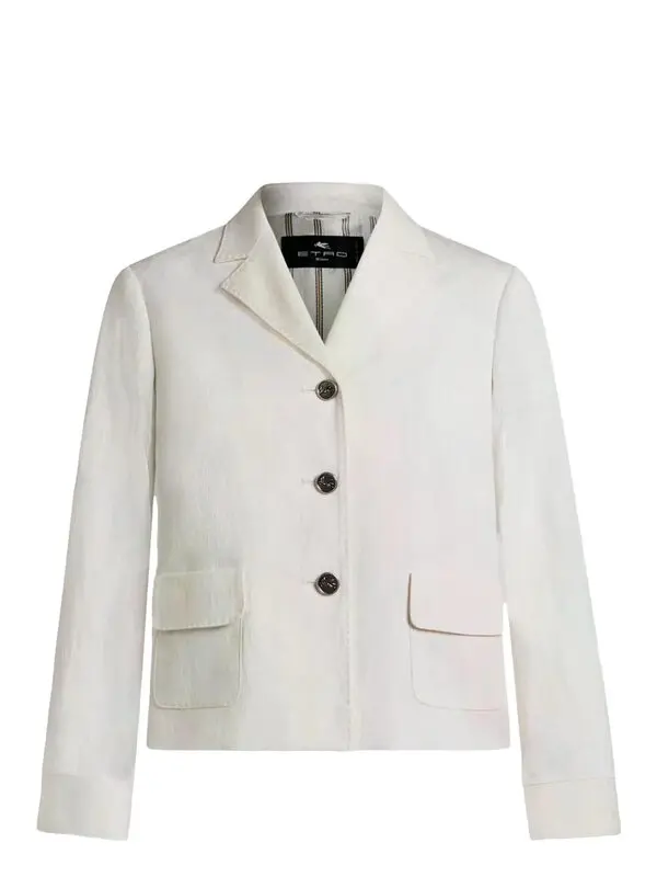 Etro Jacquard-pattern Jacket - White