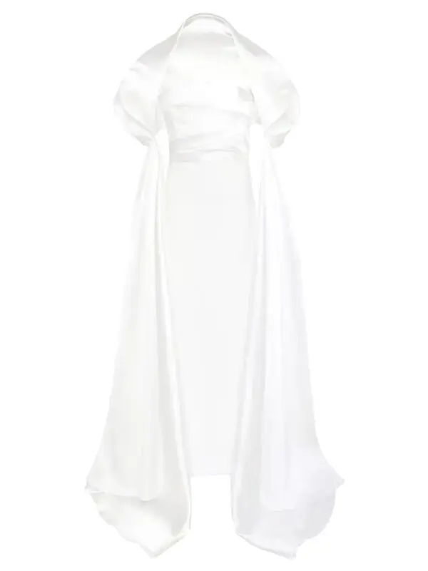 Solace London Vera Maxi Dress - White