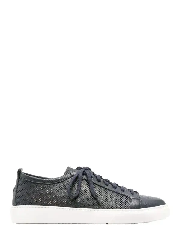 HENDERSON BARACCO Perforated Leather Sneakers - Blue