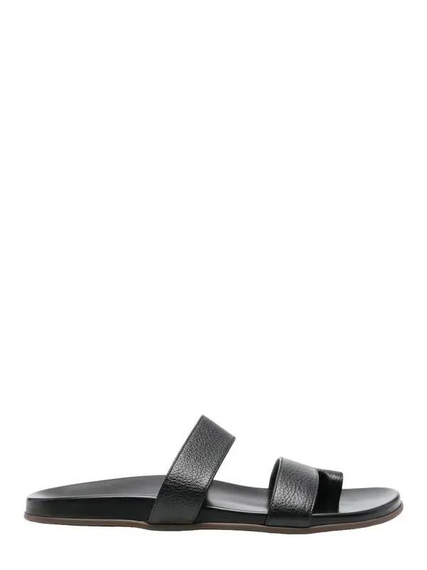 THE ROW Hugh Sandals - Black